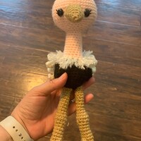 PATTERN: Olive the Ostrich Crochet Ostrich Pattern Amigurumi Ostrich ...