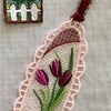 FSL Floral Bookmark Machine Embroidery Design Ornament Free - Etsy Canada