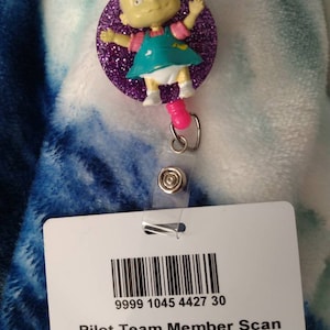 Cars Lightning Mcqueen ID Badge Reel | Etsy