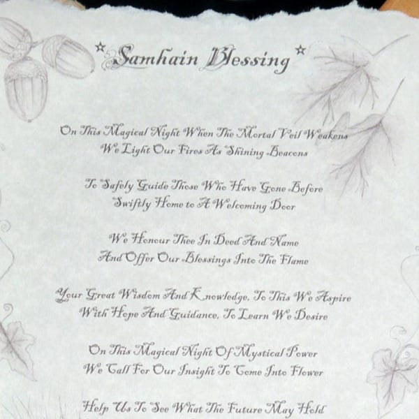Charge of the Goddess Poem A4 Poster on Parchment Paper Wicca Witch ...