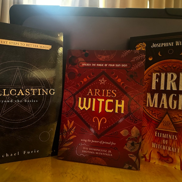 Fire Magic Book Elements of Witchcraft Witch Craft Magick Guidebook ...
