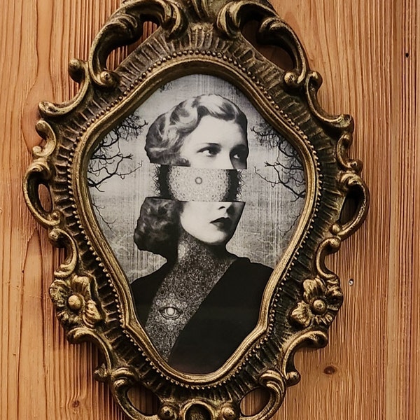 The Grief Handmade Baroque Frame, Complete With Prints, Glass and Metal ...