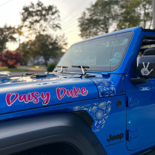 Custom Hood Decals Set of Two, Layered Hood Decal, Hood Decals for ...