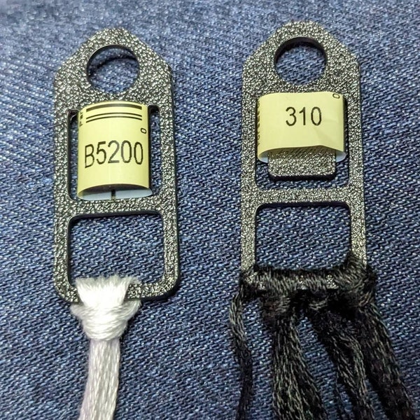 MIDI Floss Thread Drops With Label Tag Slot Cross Stitch, Embroidery ...