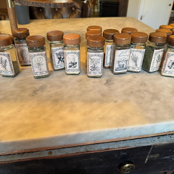 Witchy Apothecary Spice Jar Labels: Vintage Style (digital Download) - Etsy