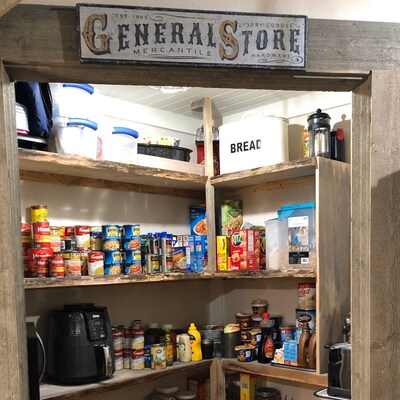 Rustic General Store Mercantile Wood Sign Hand Crafted Antique Wooden ...