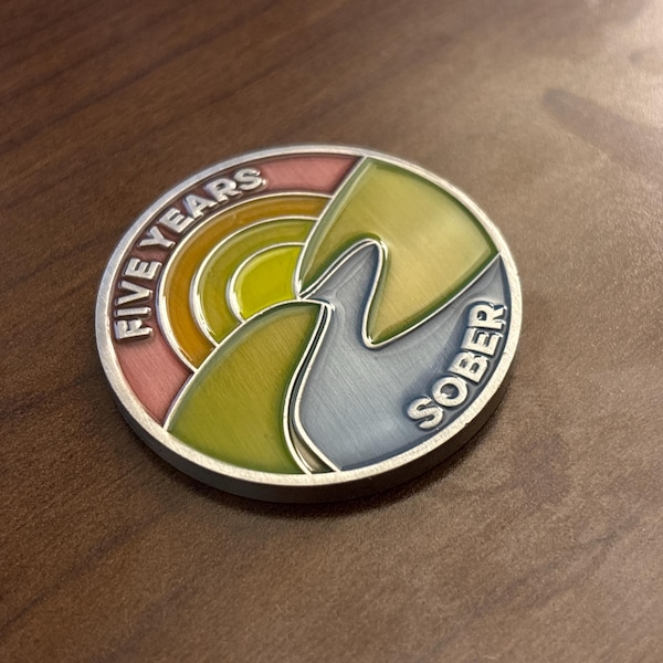 Three Months Sober Sobriety Coin - Etsy