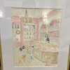 Set of Two Nursery Art Prints Parisian Carousel and Cafe With Preppy ...