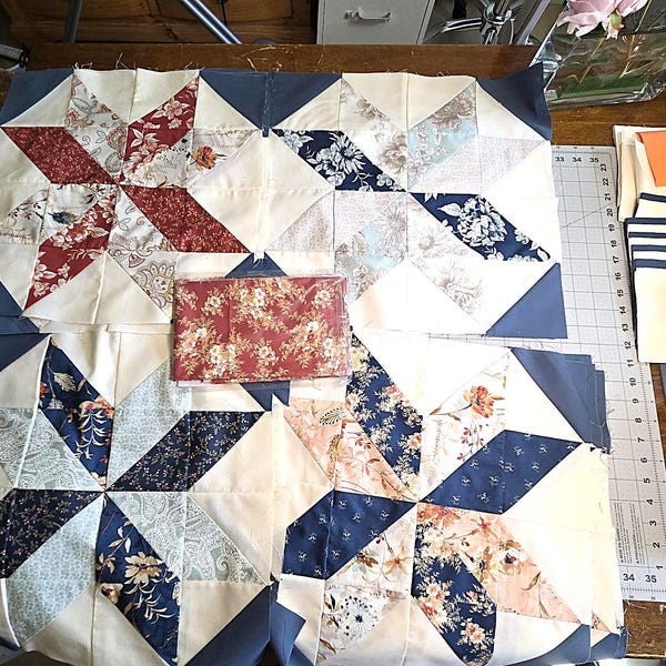The Lady Quilt Pattern Villa Rosa Designs Finished 54 X 72 - Etsy