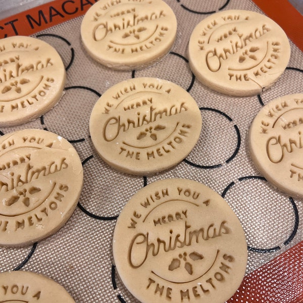 Personalized Cookie Cutter for Christmas, Stamp With Family Name ...