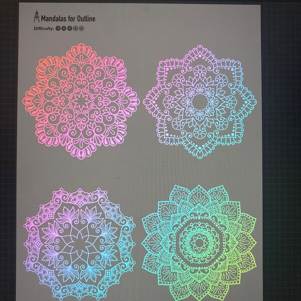 1.easiest Patterns Training Sheets for Beginners! Pdf,jpeg.mandala Art ...