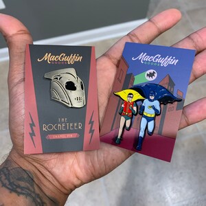 Rocketeer Enamel Pin - Etsy