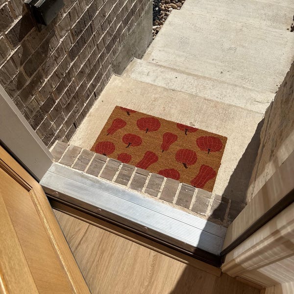Restricted Access Funny R Rated Movie Doormat, Custom TV and Film ...