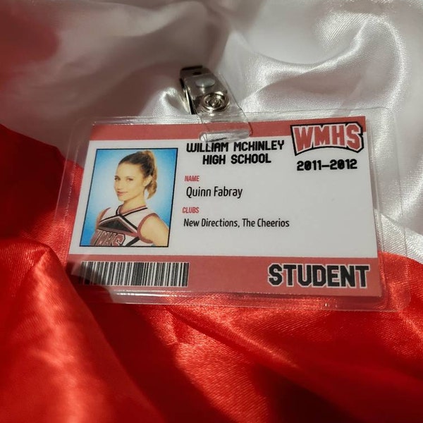 William Mckinley High School Student ID Badges Inspired by Glee - Etsy