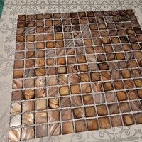 CNK Tile White Brick Pearl Shell Shower Tile - 1 Sq.ft for Mosaics ...