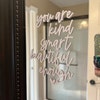 You Are Kind, Smart, Beautiful, Enough | Mirror Self Affirmations Vinyl ...