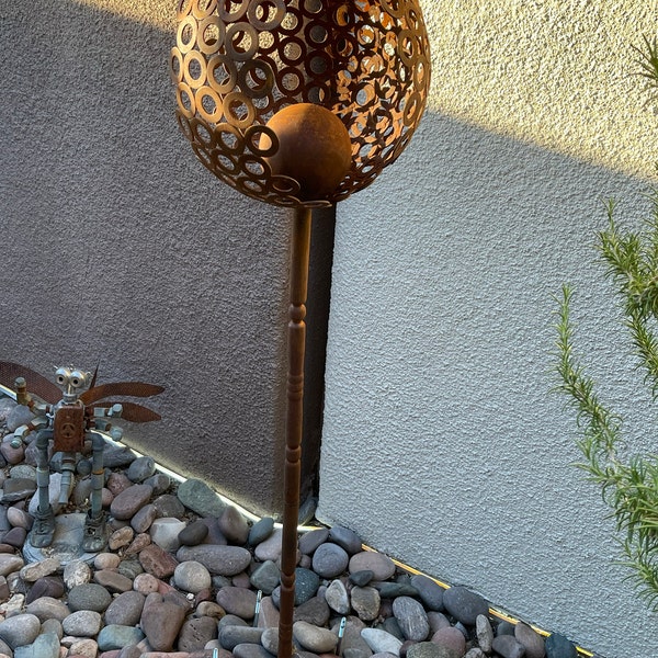 Marsh Grasses - Garden Abstract Sculpture From Rust Metal. - Etsy