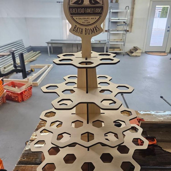 Table Top 20 5 Tier Craft Show Display Riser Stand, Store Display Shelf ...