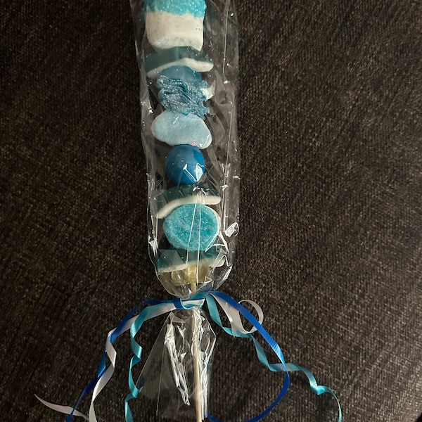 10+ Blue Green Candy Kabobs! Toddler Birthday Favors, Kids Party Favors ...