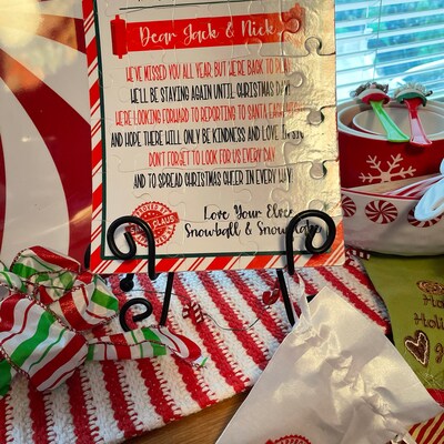 Elf Arrival Puzzle Gift From Elf - Etsy