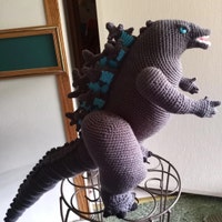 Crochet Giant Godzilla _ Godzilla Monsterverse _ PDF English Crochet Pattern of Godzilla - Etsy ...
