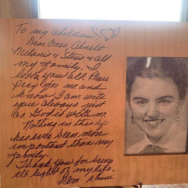 Custom Handwriting Sign/handwriting Keepsake/handwriting Picture Frame ...