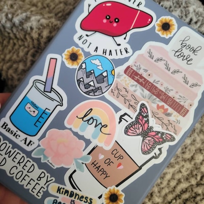 Mini Stationery Stickers Journaling Notebook Laptop Decals - Etsy