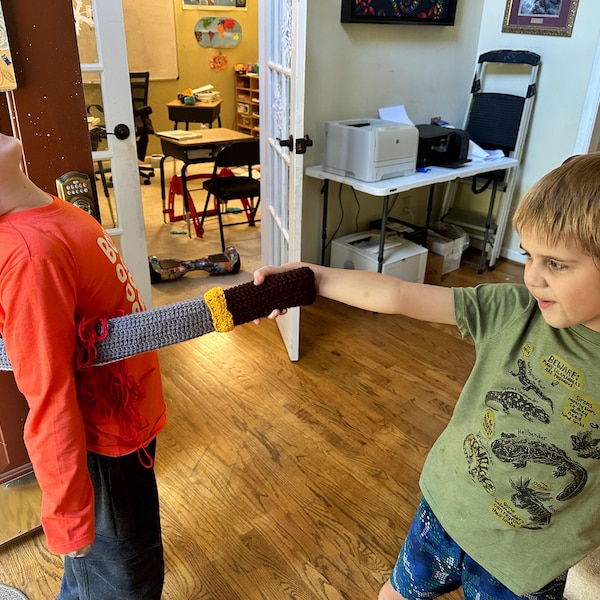 CROCHETED NINJA SWORD Pattern - Instant Download - From Tiktok's ...