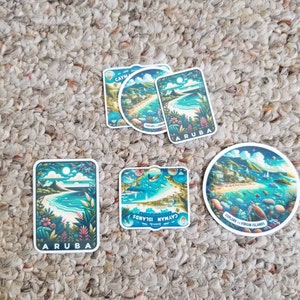 Cuba Travel Sticker // Cuban Decal for Suitcase, Laptop, Car or Water ...