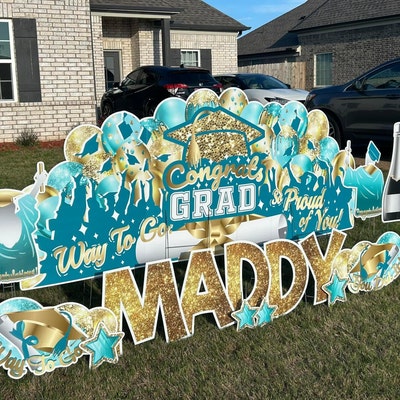 Graduation Yard Sign, Grad Yard Sign, Graduation Lawn Sign, Graduation ...