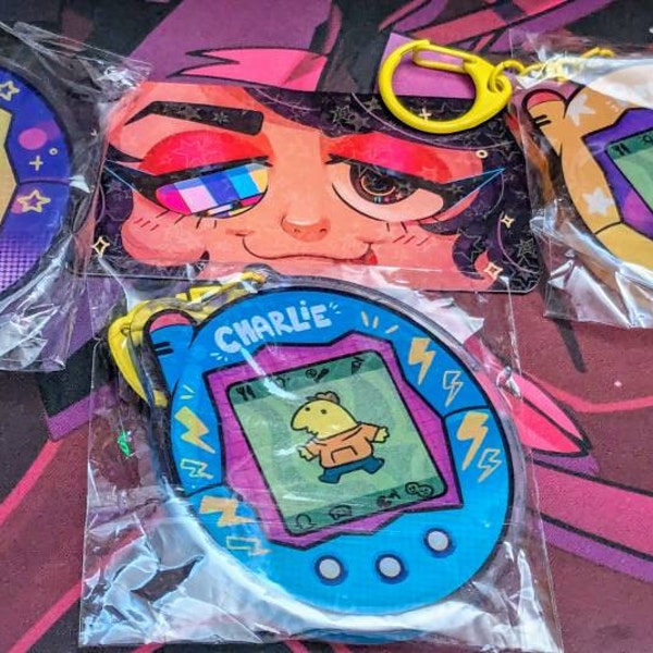 IN-HAND Resident Evil Tamagotchi Keychain 3 Inch - Etsy