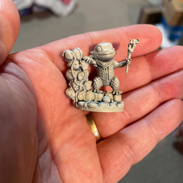 Drow Monk From DM Stash's Under Darkness Set. Total Height. Apx. 43mm ...