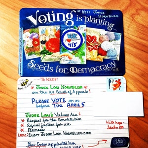 They Work for Us Political Postcards: Set of 100 Vote | Etsy