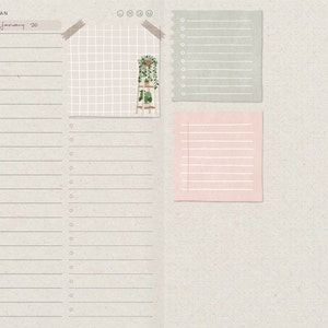 Digital Writing Paper, Digital Template Paper, Digital Note Taking ...