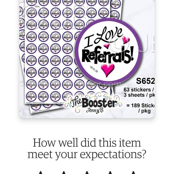 Appreciate Business SERVICE STICKERS - Customers / Thank You ...