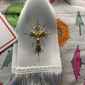 First Communion Arm Bow Chalice White Boy - Etsy