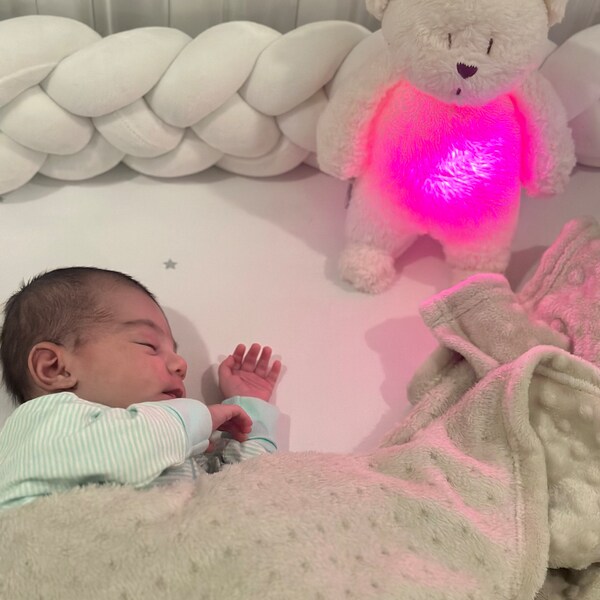 MOONIE Bear Gift for Baby Baby Sleep Aid Bedtime Bear Plush Teddy Bear ...