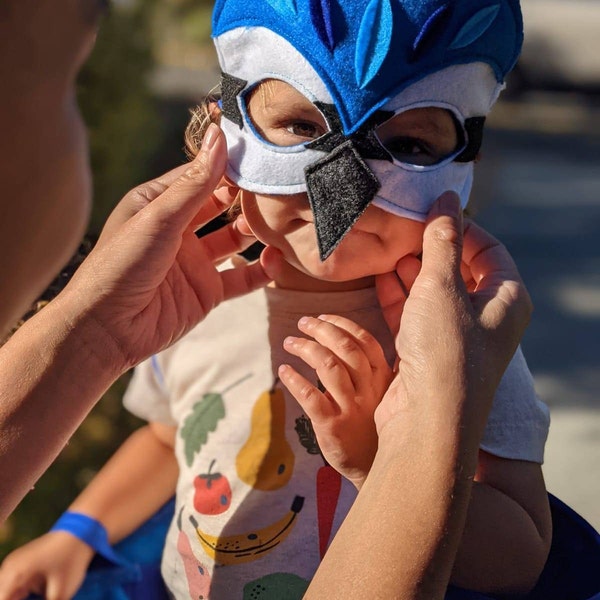 Blue Jay Costume Set / Wings and Mask / Kids Bird Costume / Adult Bird ...