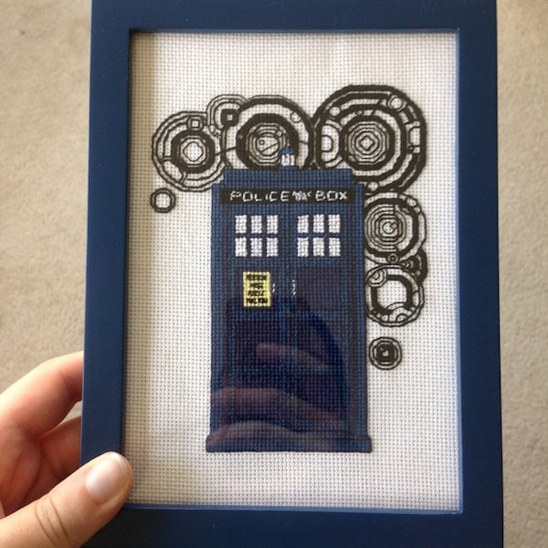 TARDIS - Doctor Who Cross Stitch Pattern - Instant Download - Etsy