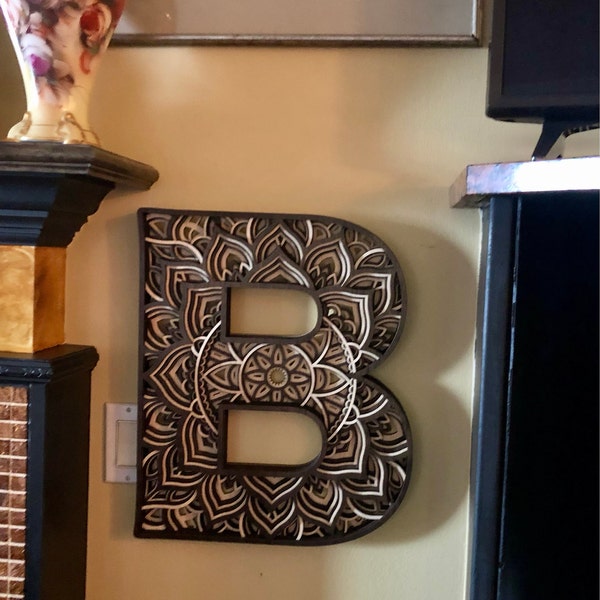 The Mandala Letter - Etsy