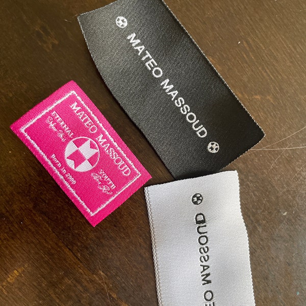 100 Pcs Custom Name Iron on Labels, Personalised Name Sticker, Heat ...