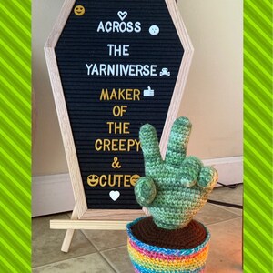 Cactus Hand CROCHET PATTERN / Amigurumi Cactus PDF English - Etsy