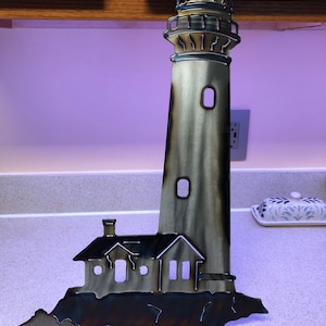 Metal Lighthouse - Etsy