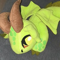 Neck Dragon Plush Sewing Pattern .pdf Tutorial Posable Wearable ...