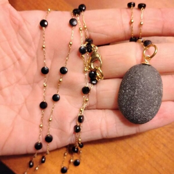 Natural Pebble Charms. Diamond Gold Charms for Necklaces or Bracelets ...