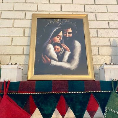 God-bearer Icon Theotokos Modern Icon Fine Art Print Catholic Art ...