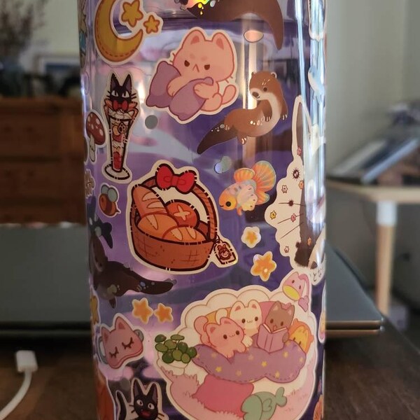 Cute Sticker Sheet - Kawaii Sticker Pack - Mini Food Stickers ...