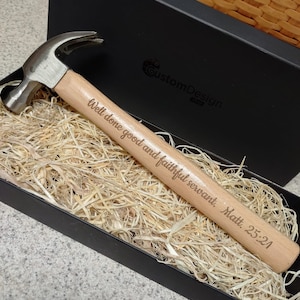 Personalised Custom Hammer Gift Box Design A Truly Unique Present Laser ...