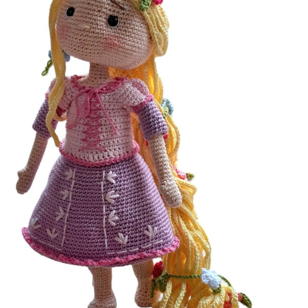 Crochet Princess Merida Doll Pattern, Amigurumi Merida Doll, Amigumi ...
