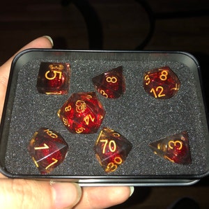Winter Ice 7 Piece Dice Set - Etsy